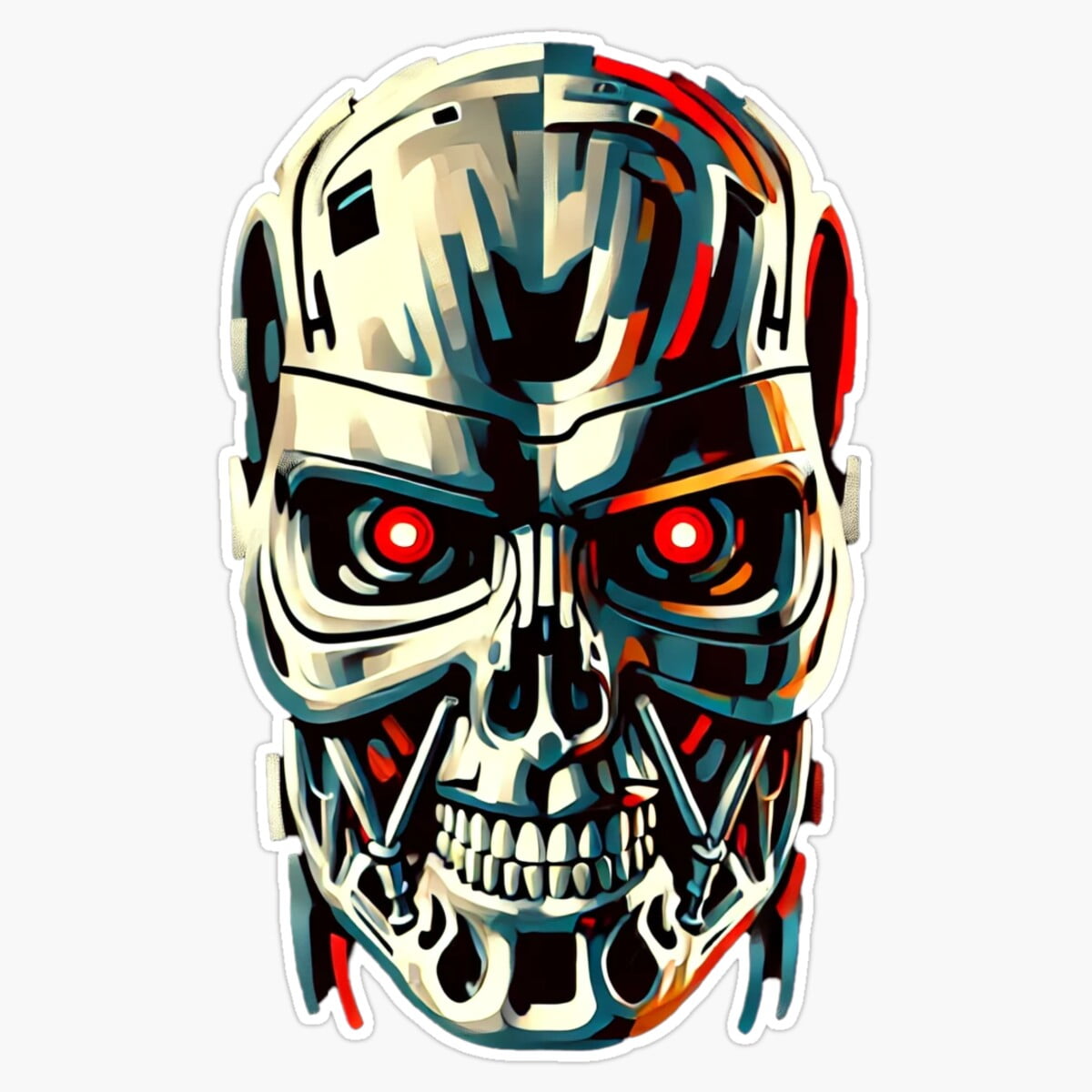 Maneki Rise Of The Machines - T-800 Terminator Vol.14 Er, Phone Decal ...