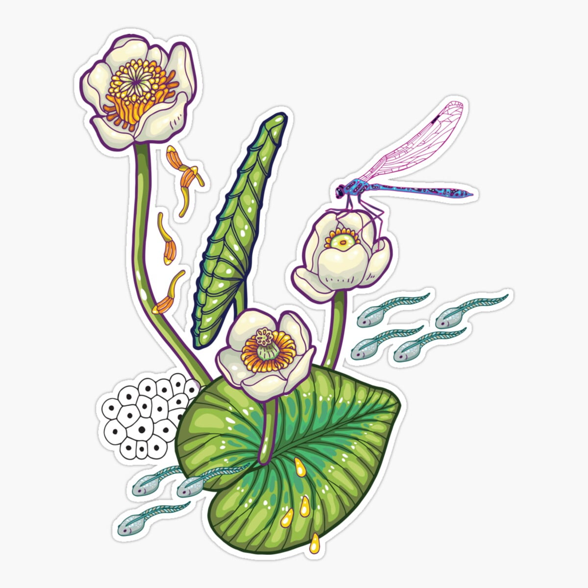 Maneki River Stories Sticker, Phone Decal Water Bottle Stickers Car ...