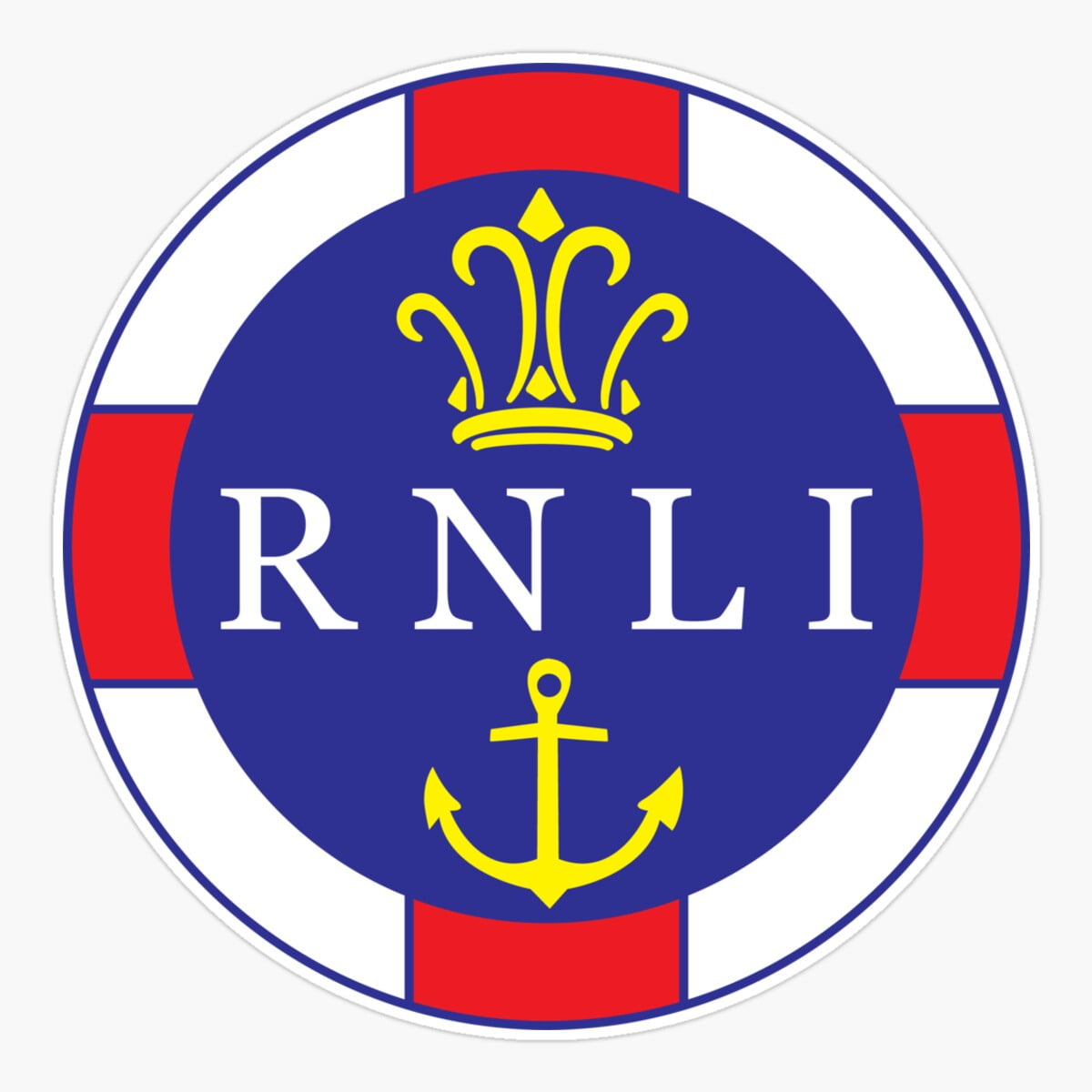 Maneki Rnli Lifeboat Rescue Sticker, Phone Decal Water Bottle Stickers ...