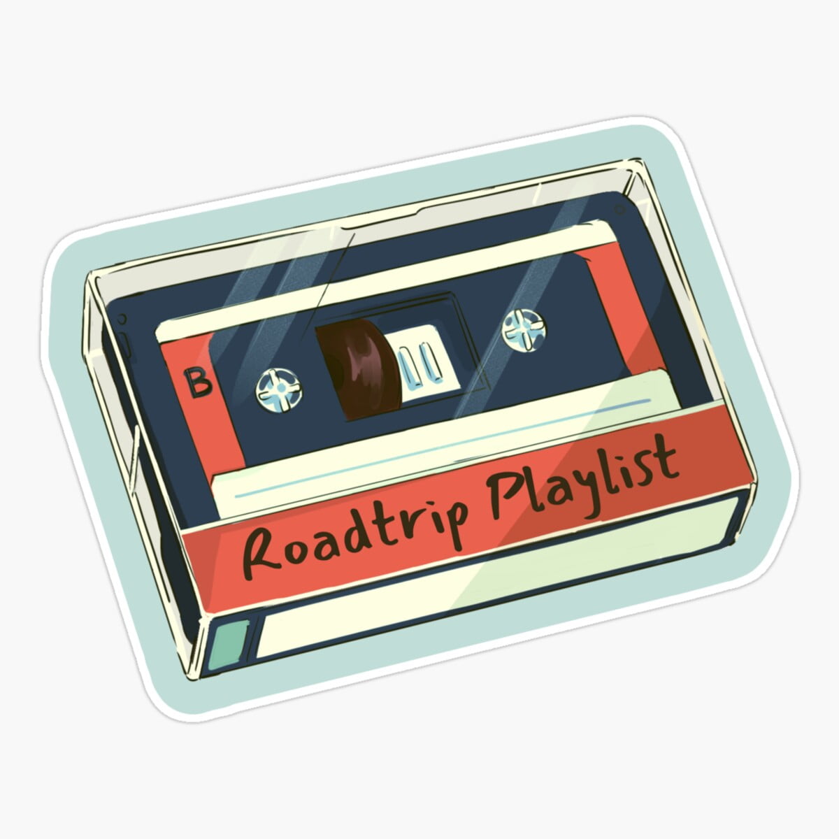 Maneki Roadtrip Playlist Vintage Retro Cassette Tape Music Mix Tape ...