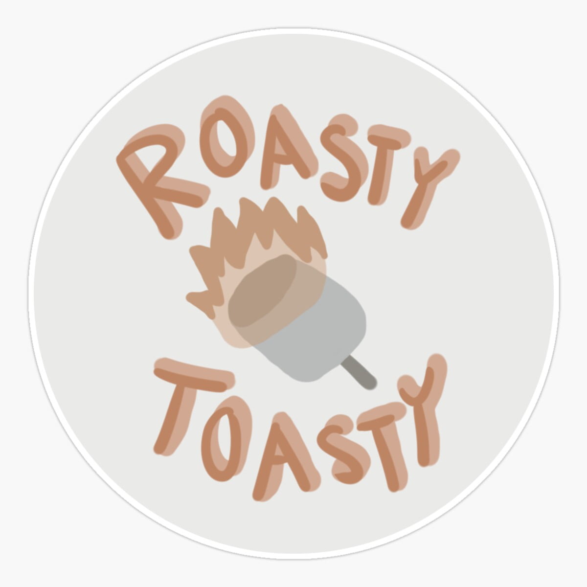 Maneki Roasty Toasty Sticker, Phone Decal Water Bottle Stickers Car ...