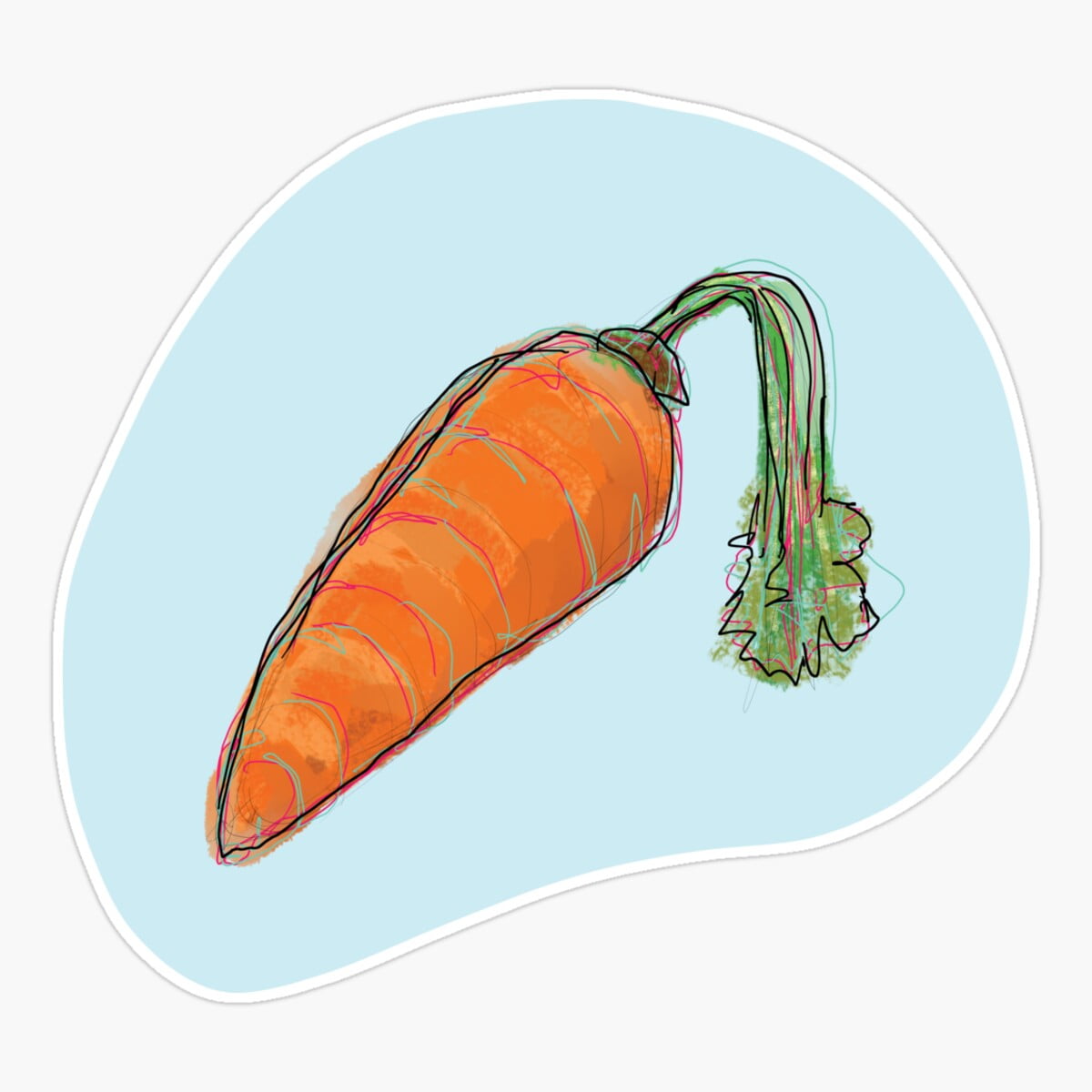 Maneki Rob'S Really Good Carrot Er, Phone Decal Water Bottle Stickers ...