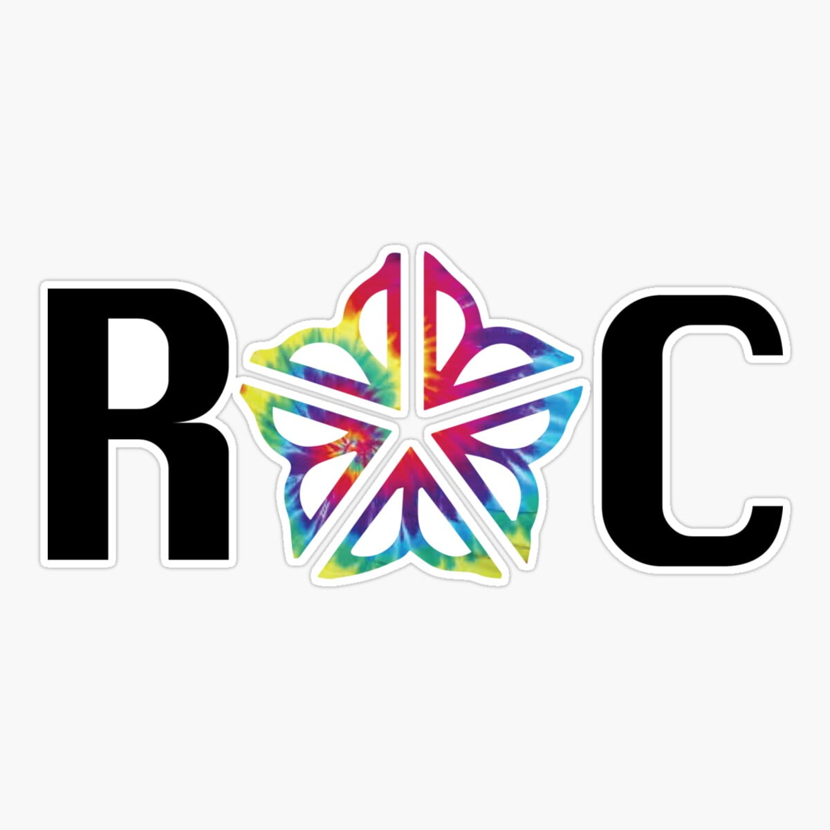 Maneki Roc Tye Dye Sticker, Phone Decal Water Bottle Stickers Car ...