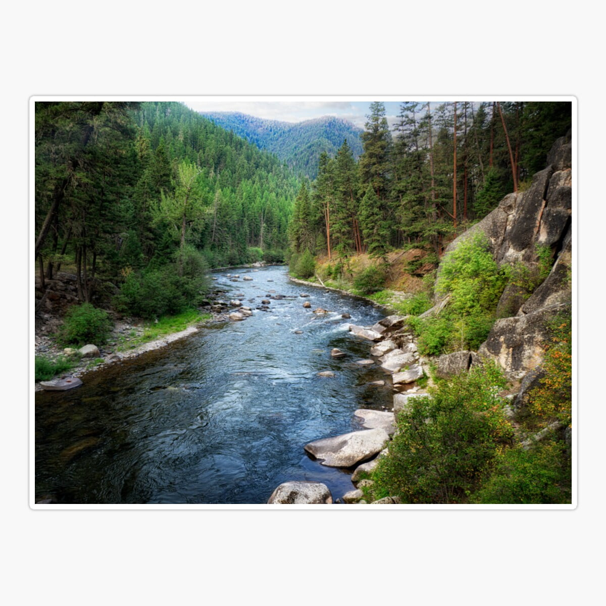 Maneki Rock Creek Rom The Oot Bridge - Montana Er, Phone Decal Water ...