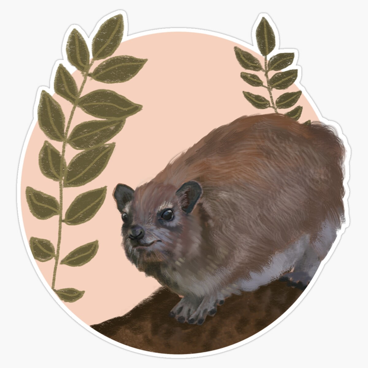 Maneki Rock Hyrax Er, Phone Decal Water Bottle Stickers Car Decals ...