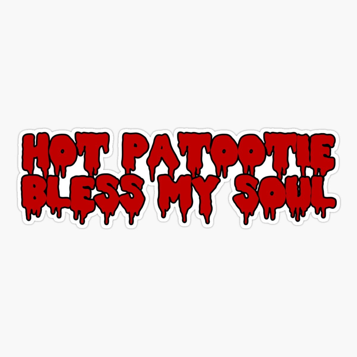 Maneki Rocky Horror Hot Patootie Sticker, Phone Decal Water Bottle ...