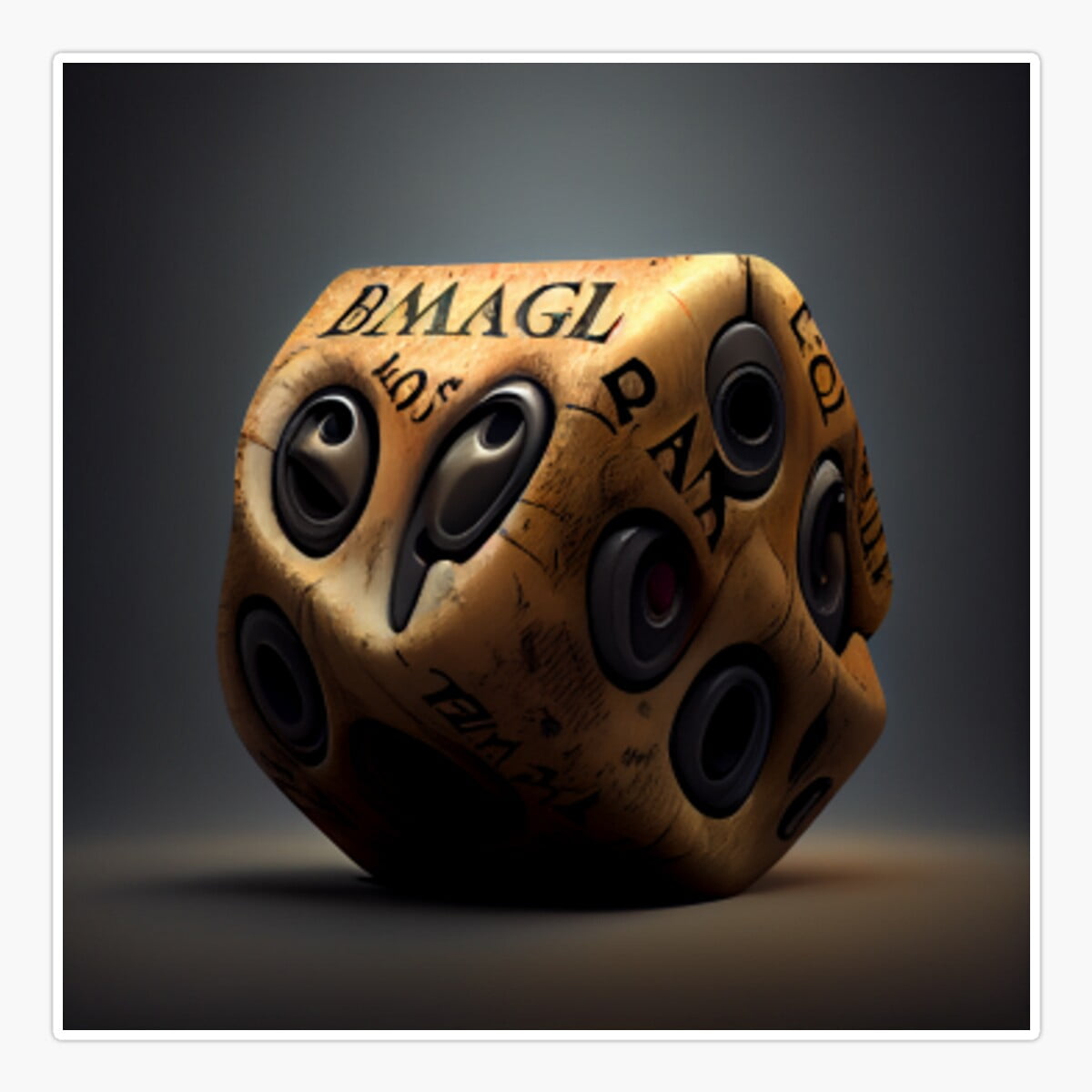 Maneki Roll For Emotional Damage 2 Sticker, Phone Decal Water Bottle ...