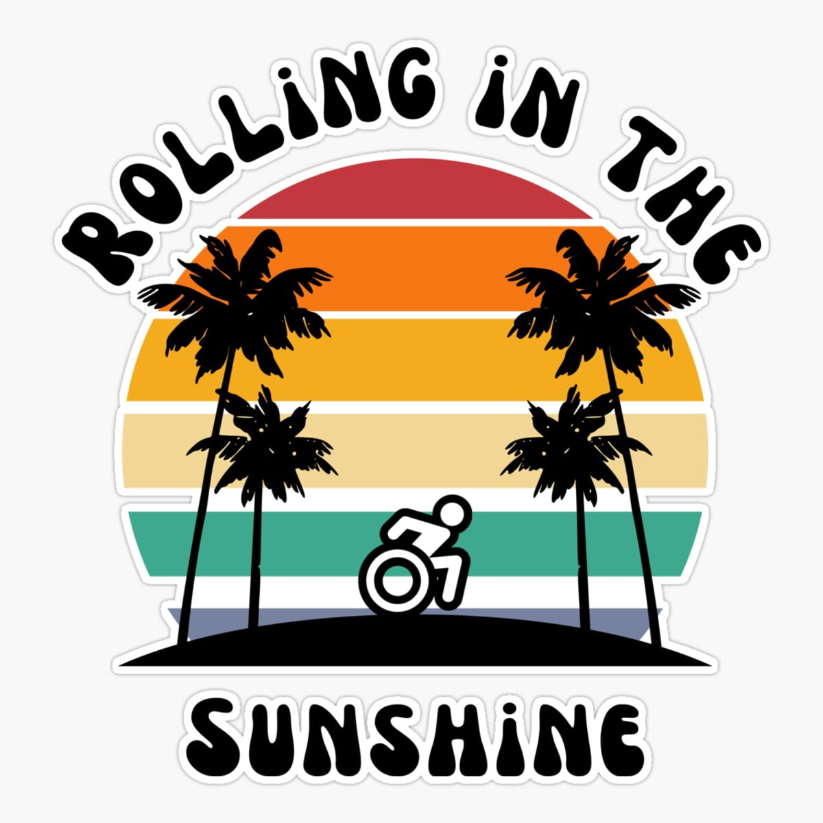 Maneki Rolling In The Sunshine Er, Phone Decal Water Bottle Stickers ...