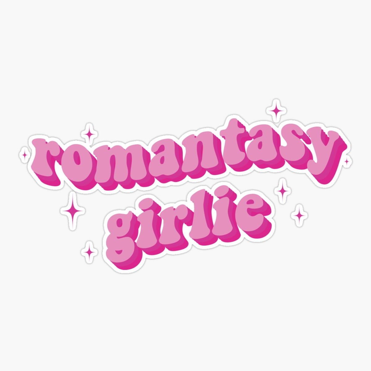 Maneki Romantasy Girlie Sticker For Book Lovers, Sticker For Laptop ...