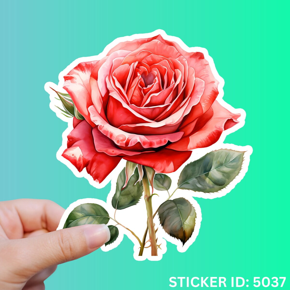 Maneki Rose Sticker Plant Lady Plant Lover House Plant Mom Laptop ...