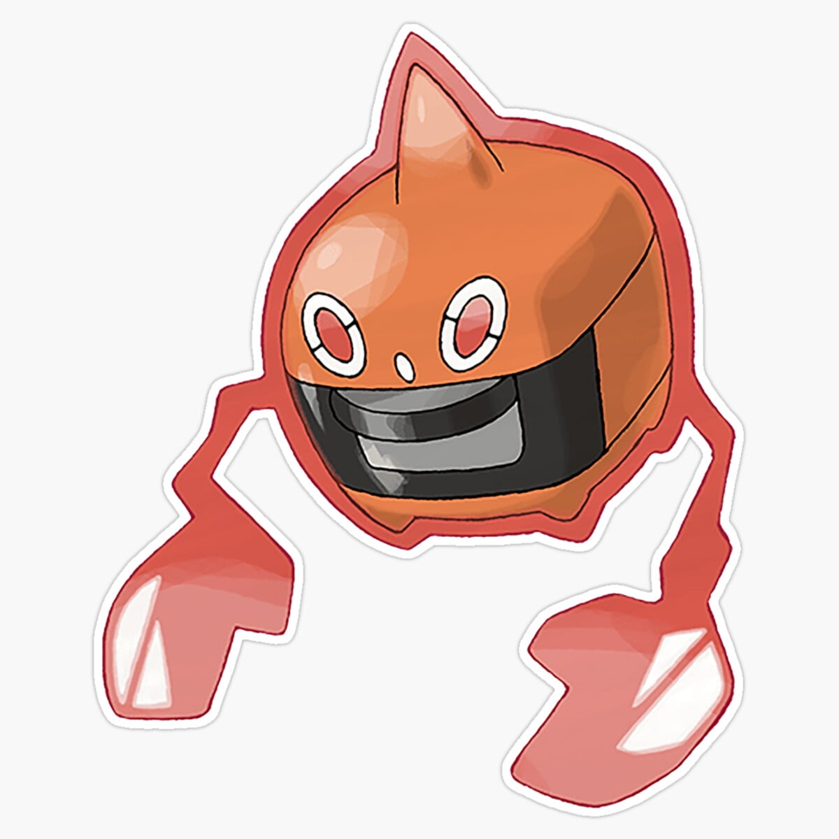 Maneki Rotom Ovens Cute Er, Phone Decal Water Bottle Stickers Car ...