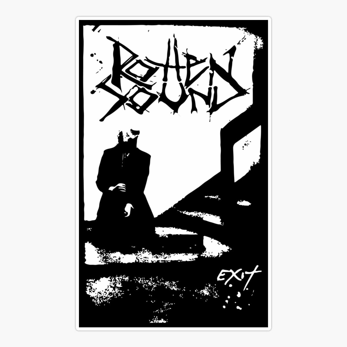 Maneki Rotten Sound Tribute Sticker, Phone Decal Water Bottle Stickers ...