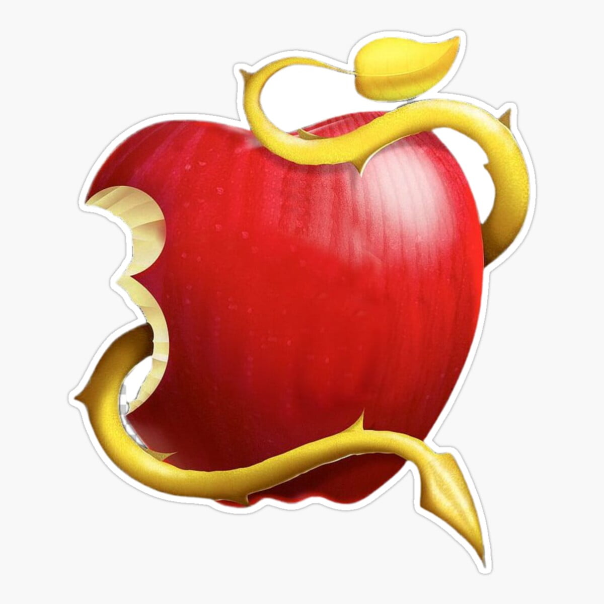 Maneki Rotten To The Core Red Apple Er, Phone Decal Water Bottle ...