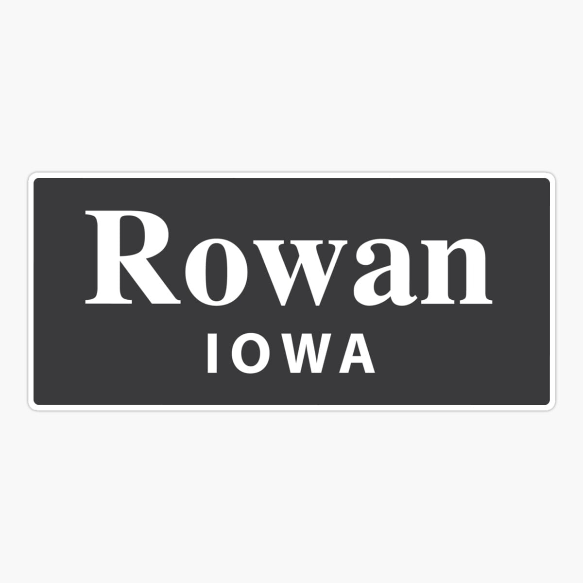 Maneki Rowan, Iowa Sticker, Phone Decal Water Bottle Stickers Car ...