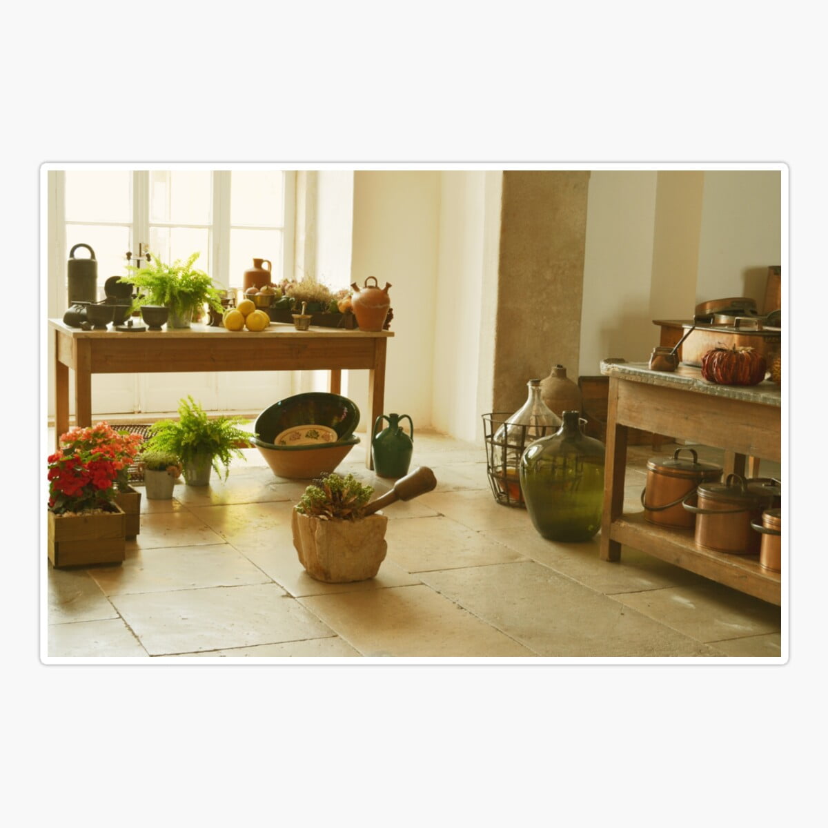 Maneki Royal Kitchen And Cooking Tools | Medieval Castle Lie Sticker ...