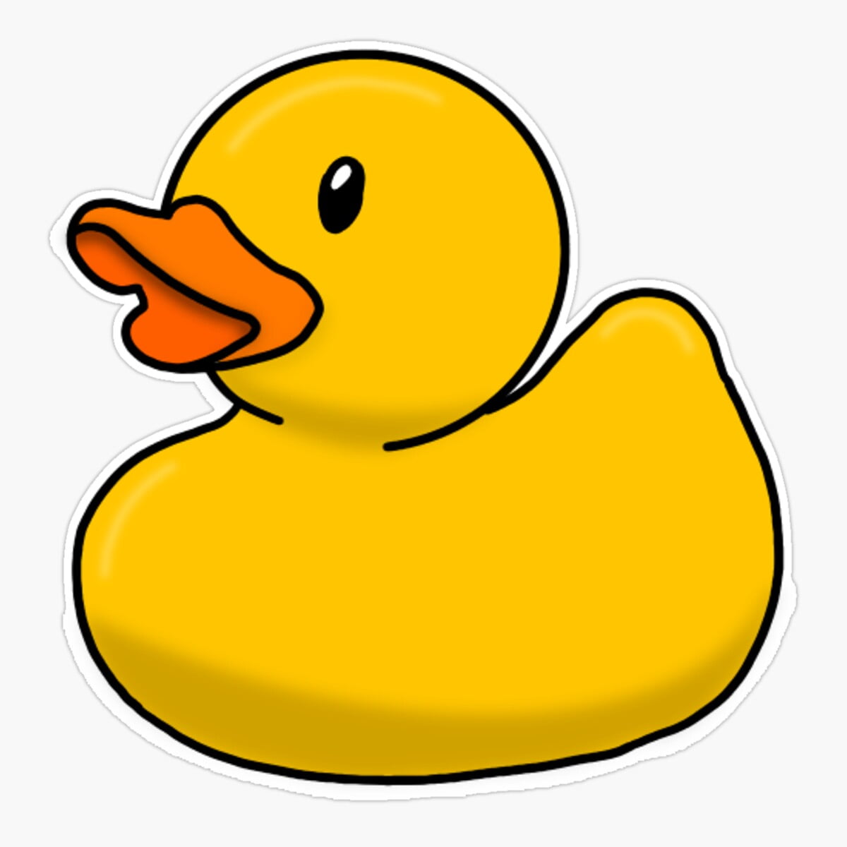 Maneki Rubber Duck Sticker, Phone Decal Water Bottle Stickers Car ...