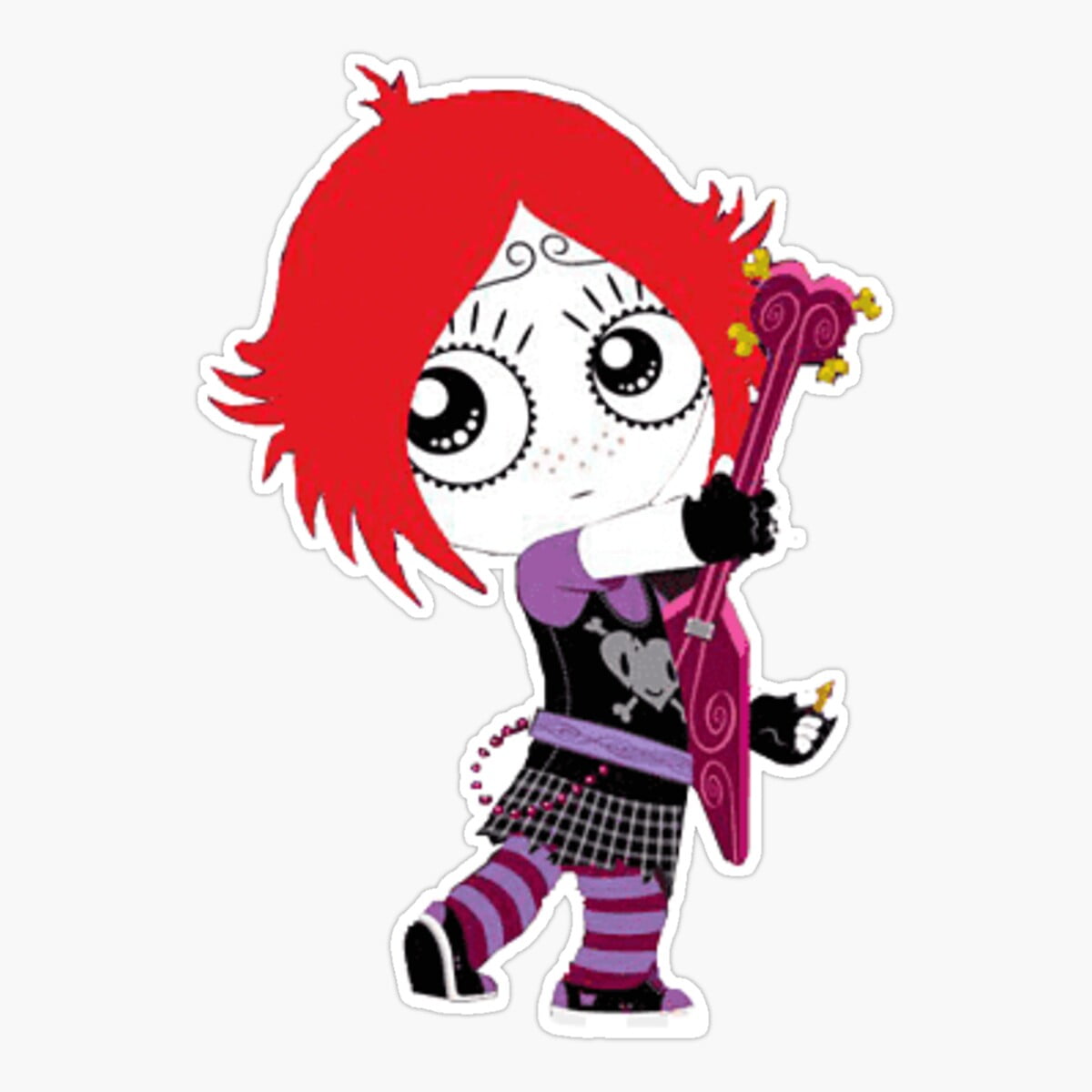 Maneki Ruby Gloom Goth Egirl Punk Sticker, Phone Decal Water Bottle ...