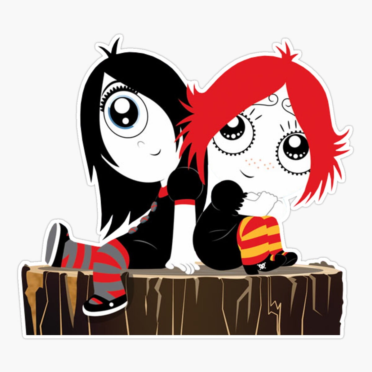 Maneki Ruby Gloom Sticker, Phone Decal Water Bottle Stickers Car Decals ...