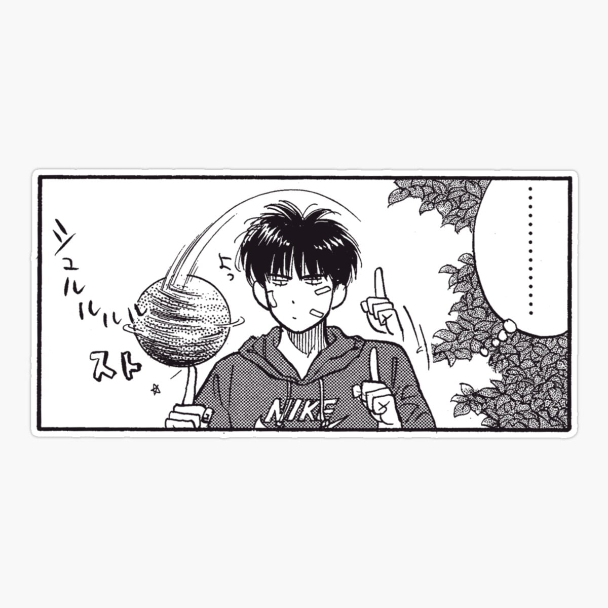 Maneki Rukawa Kaede 2 Sticker, Phone Decal Water Bottle Stickers Car ...