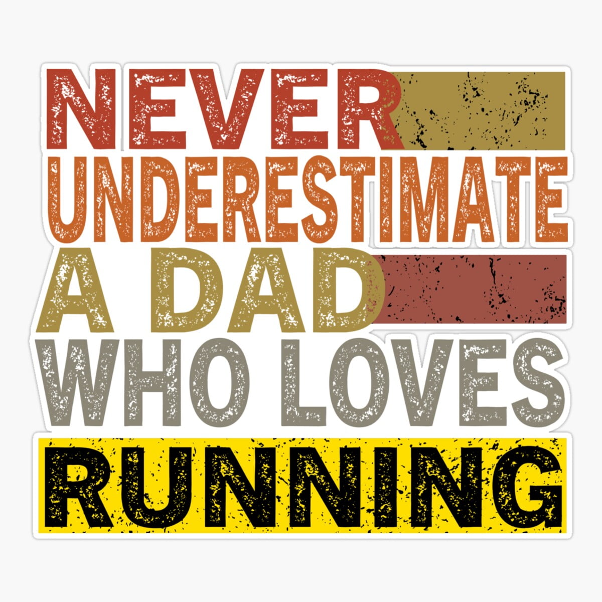 Maneki Running Git , Athers Day Idea Git Rom Daughter Sticker, Phone ...