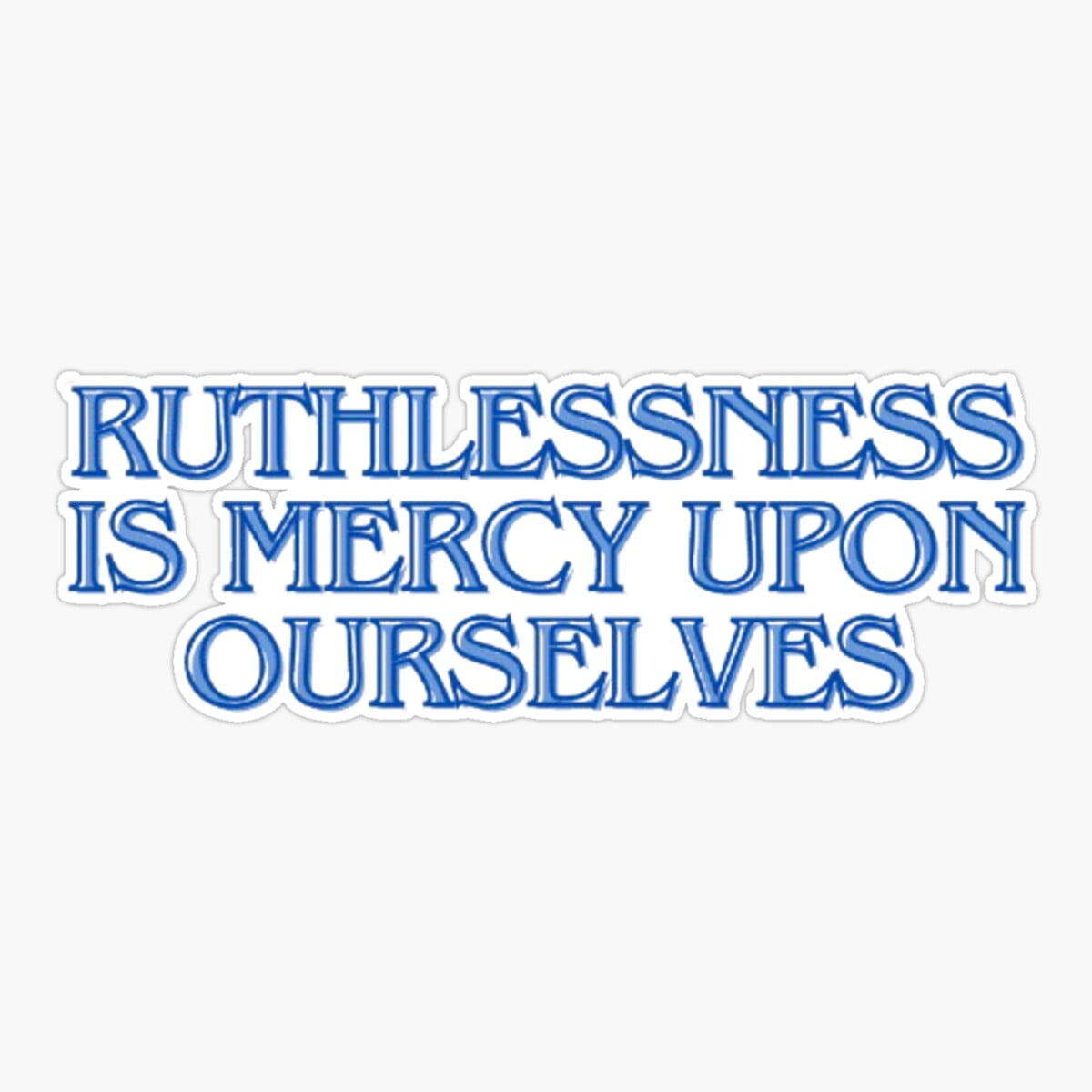 Maneki Ruthlessness (Epic Saga) Sticker, Phone Decal Water Bottle ...