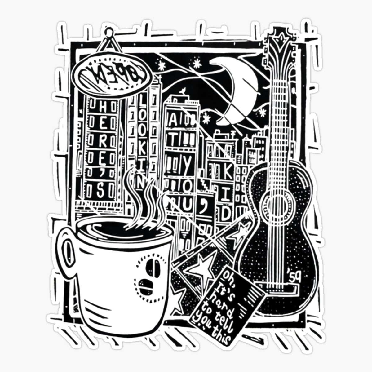 Maneki Ruwet Caaah. Jilak Og.... Gaslight Anthem We Lah Sticker, Phone ...