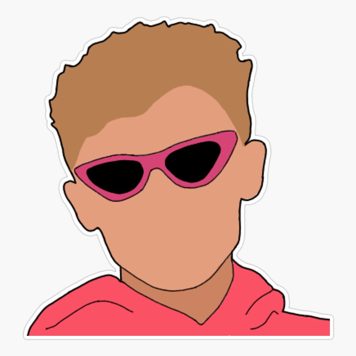 Maneki Ryan Trahan Sticker, Phone Decal Water Bottle Stickers Car ...