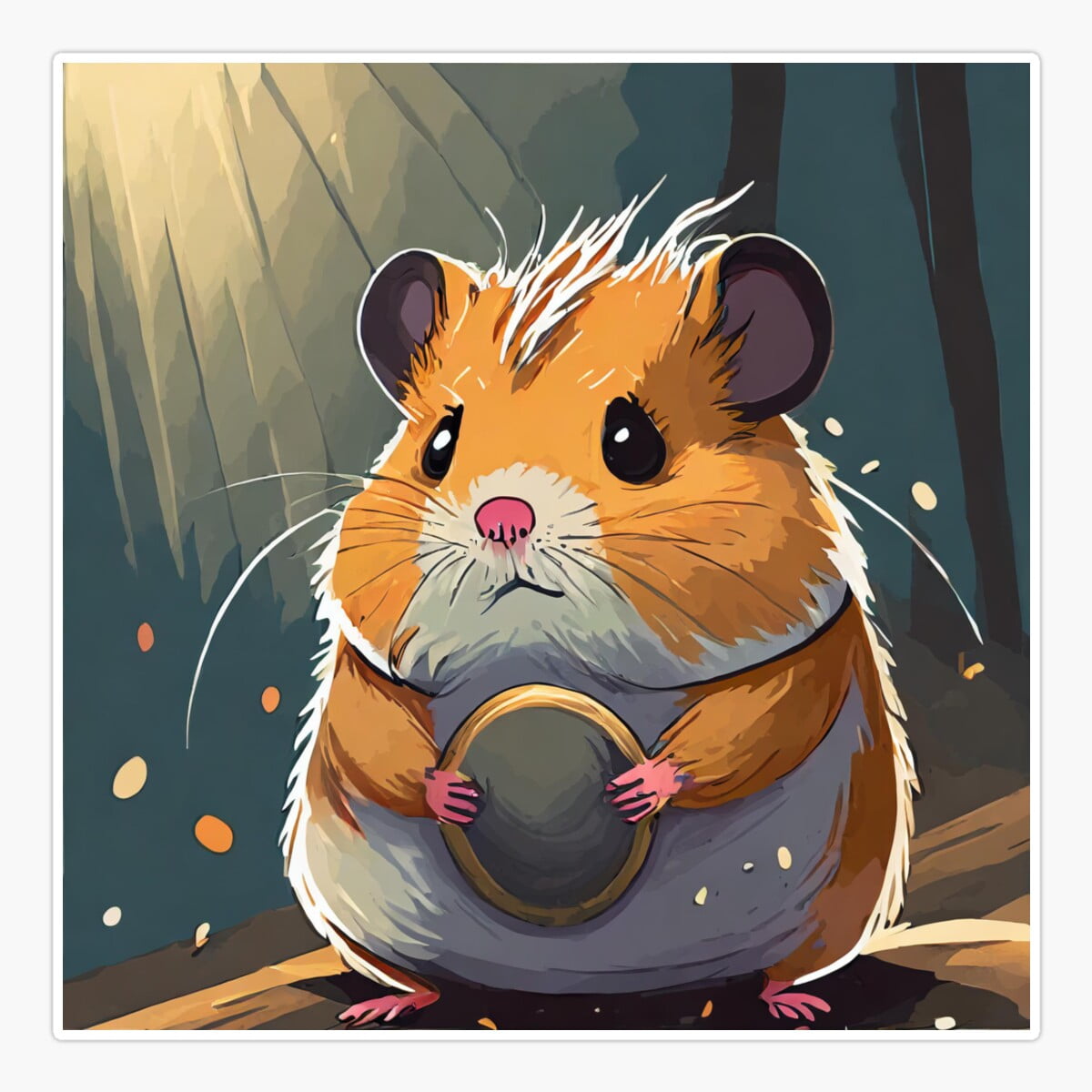 Maneki Sad Hamster Art: Capturing Emotion With Heartfelt Designs ...