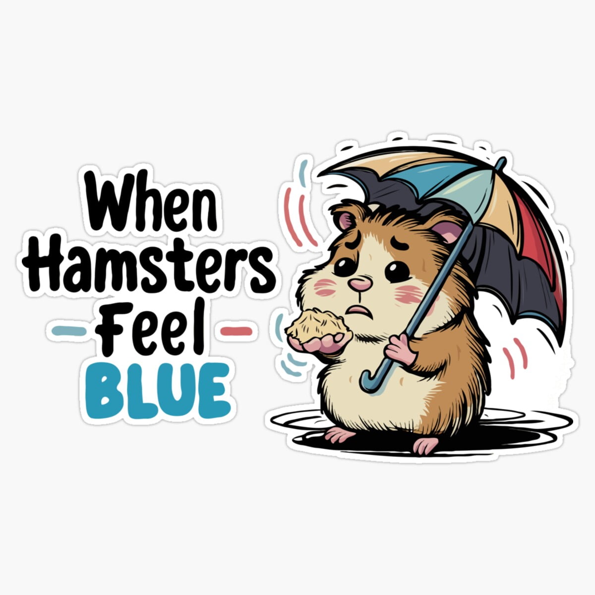 Maneki Sad Hamster: Finding Light In The Search Er, Phone Decal Water ...