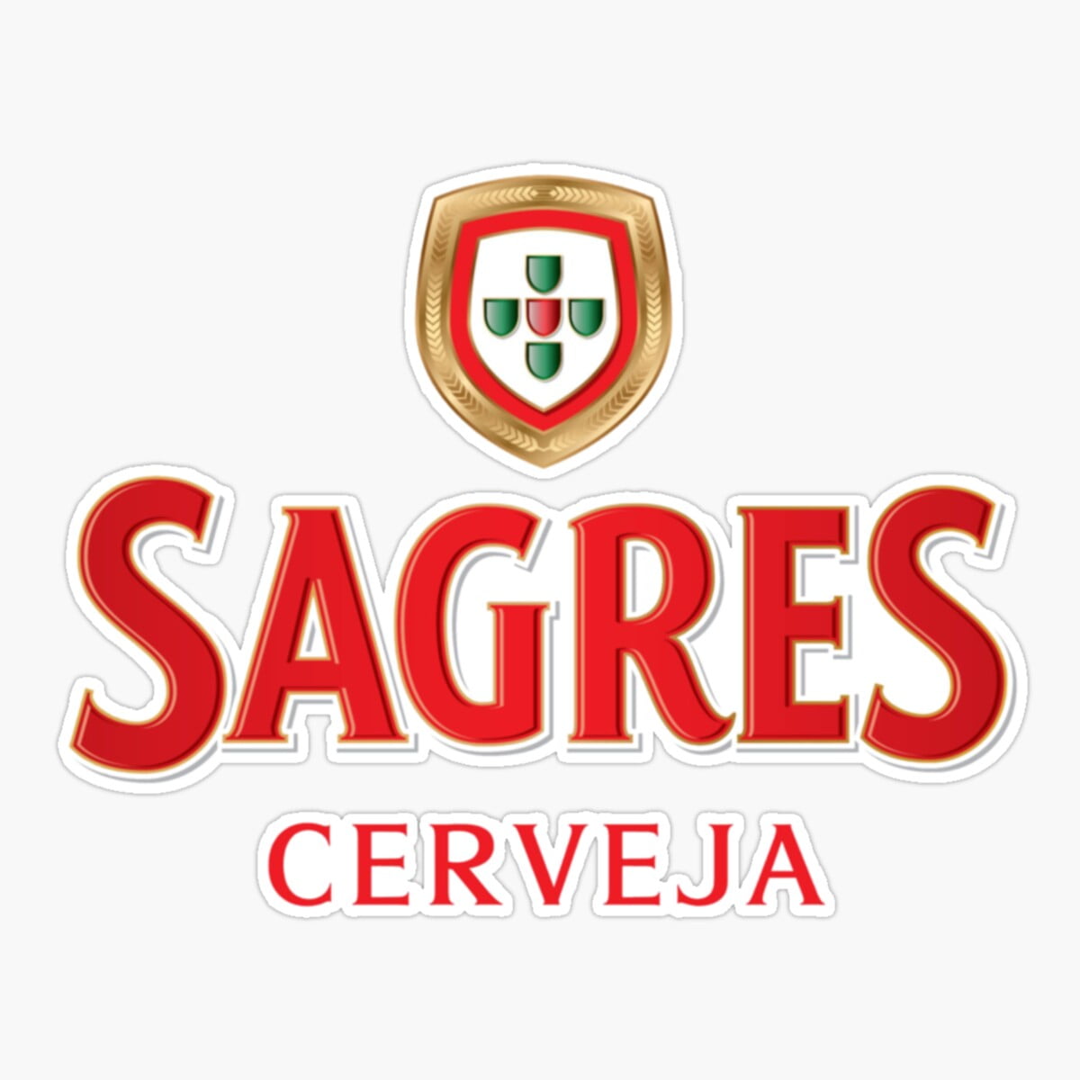 Maneki Sagres Beer Sticker, Phone Decal Water Bottle Stickers Car ...