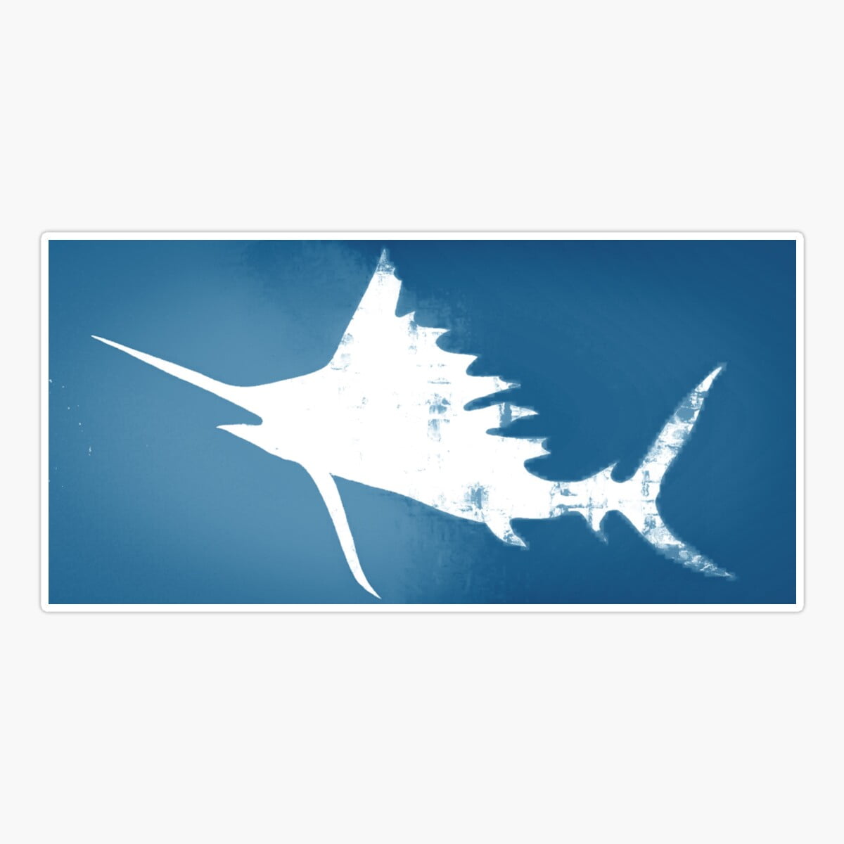 Maneki Sailfish Sticker, Phone Decal Water Bottle Stickers Car Decals ...