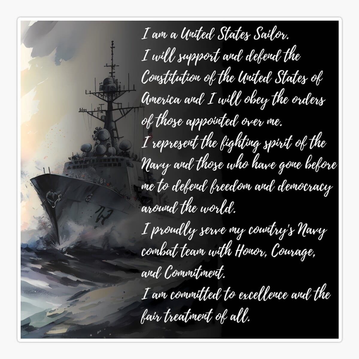 Maneki Sailors Creed, Us Navy, Navy, Navy Poster, Us Sailor Er, Phone ...