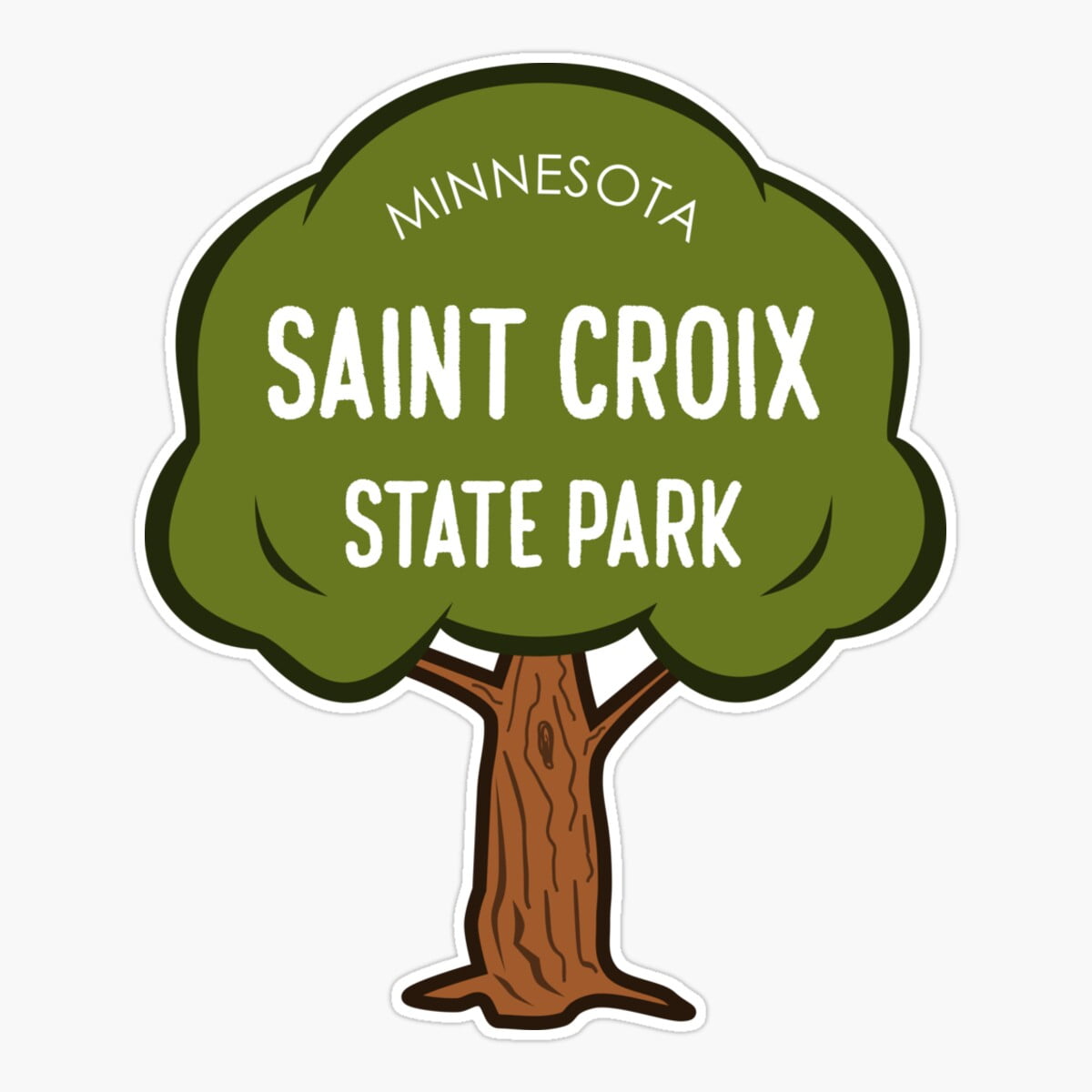 Maneki Saint Croix State Park Tree Er, Phone Decal Water Bottle ...