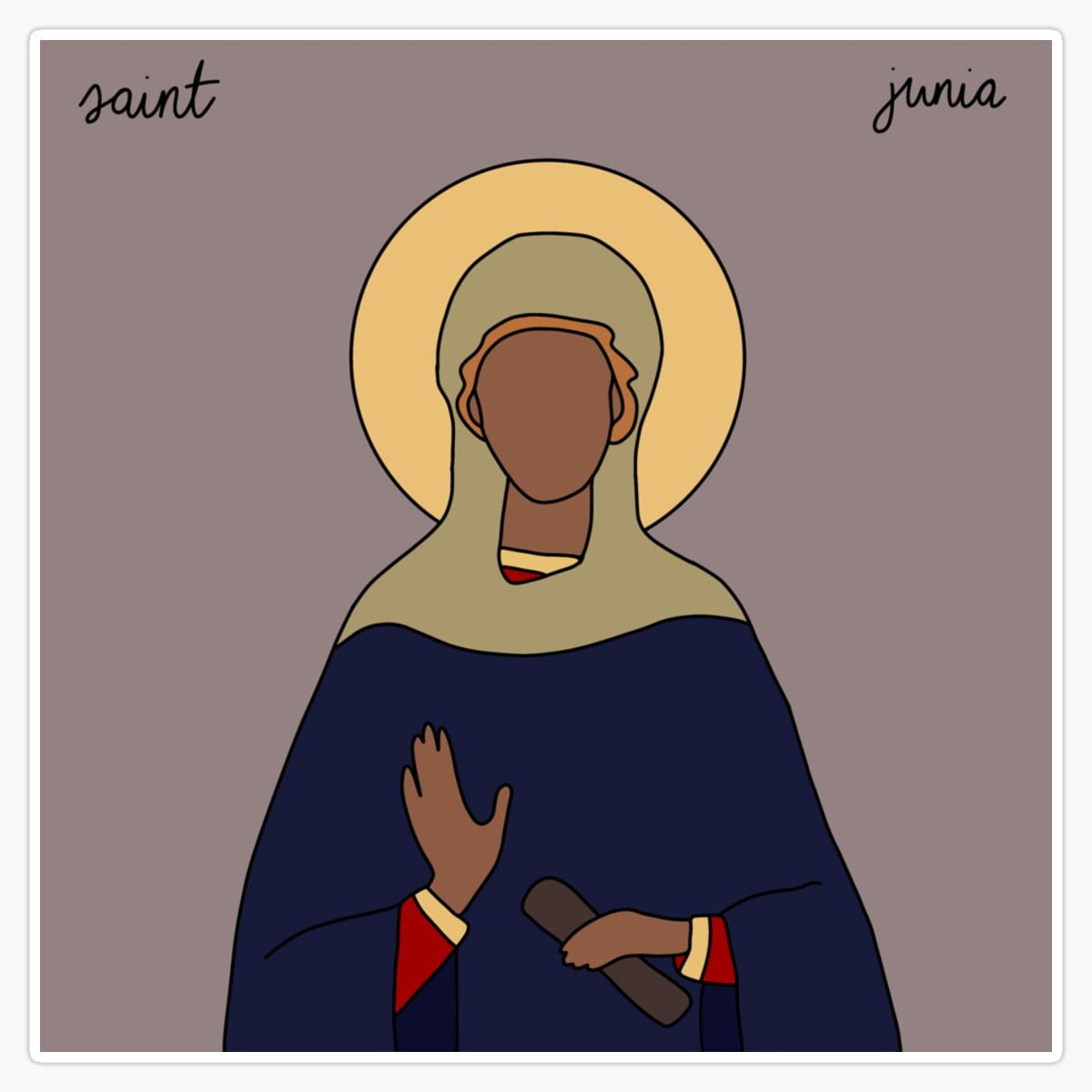 Maneki Saint Junia Er, Phone Decal Water Bottle Stickers Car Decals ...