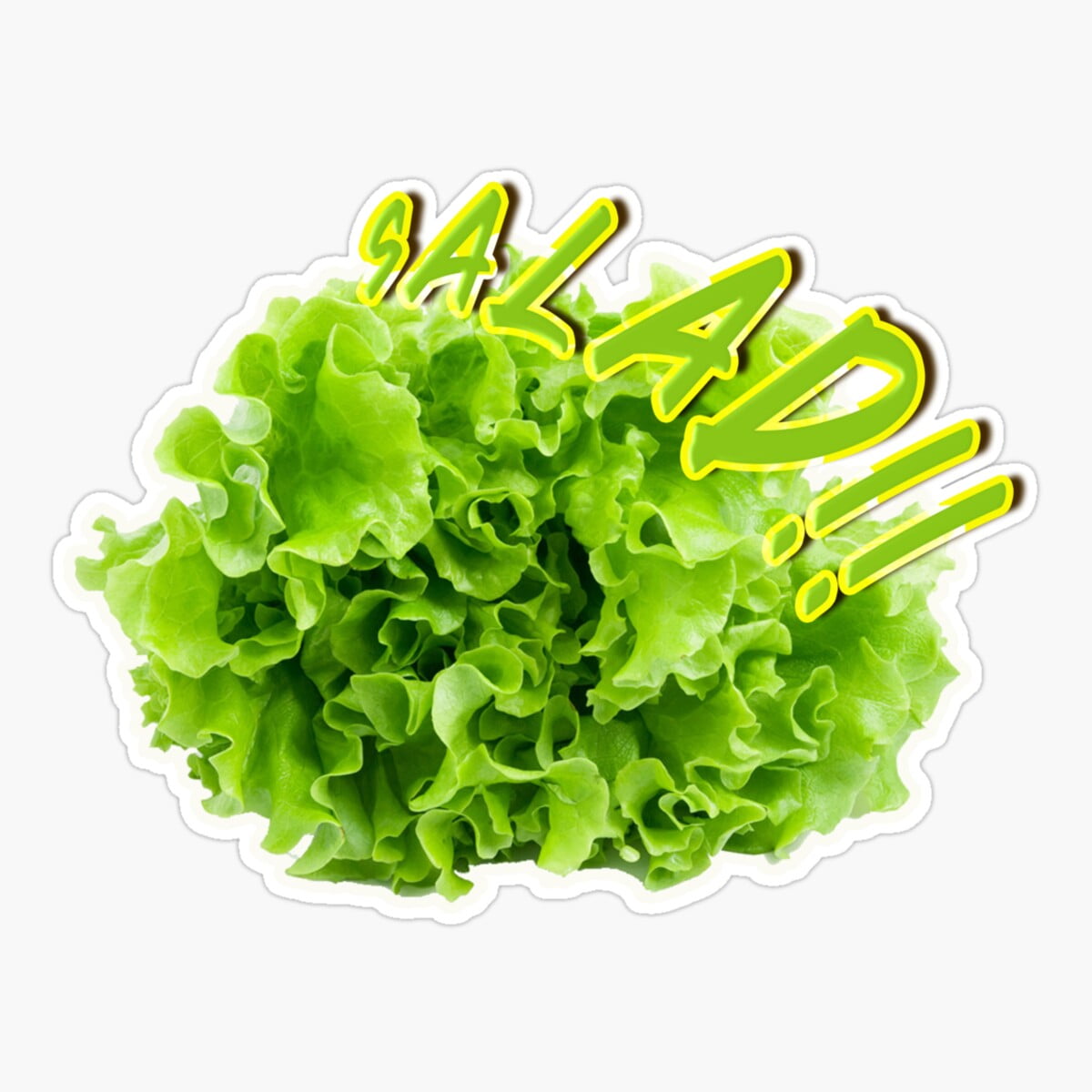 Maneki Salad,Vegetable Er, Phone Decal Water Bottle Stickers Car Decals ...