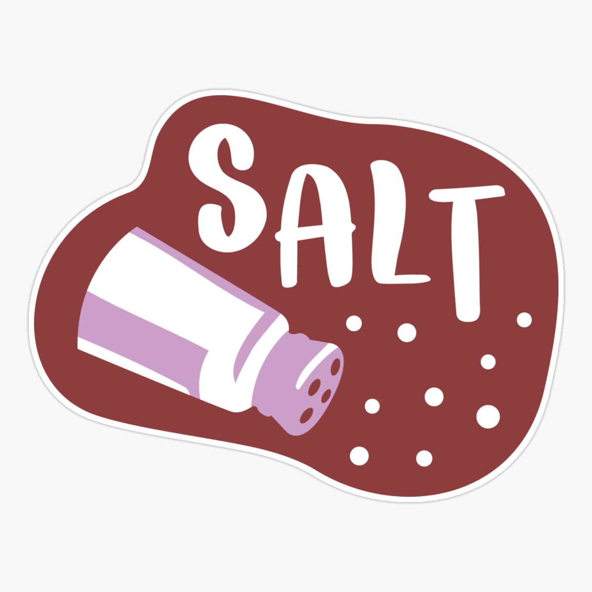 Maneki Salt Label Sticker, Phone Decal Water Bottle Stickers Car Decals ...