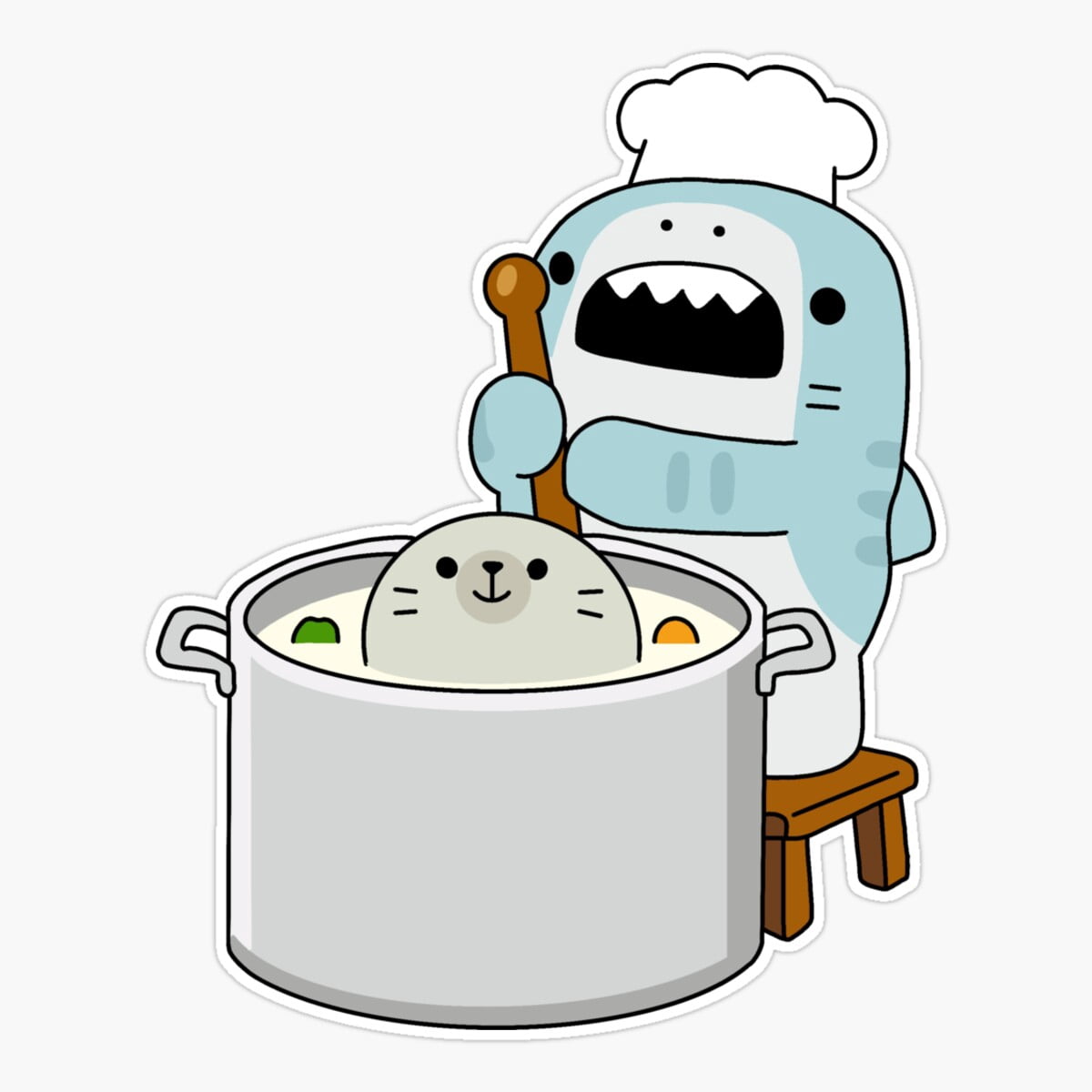 Maneki Samezu Stew Er, Phone Decal Water Bottle Stickers Car Decals ...