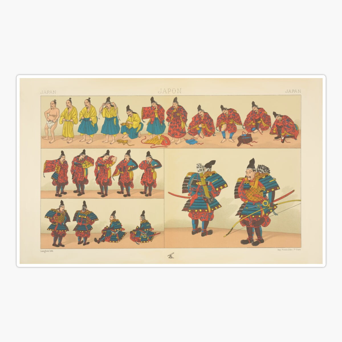 Maneki Samurai Archer Warrior Military Equipment - Japanese Culture ...