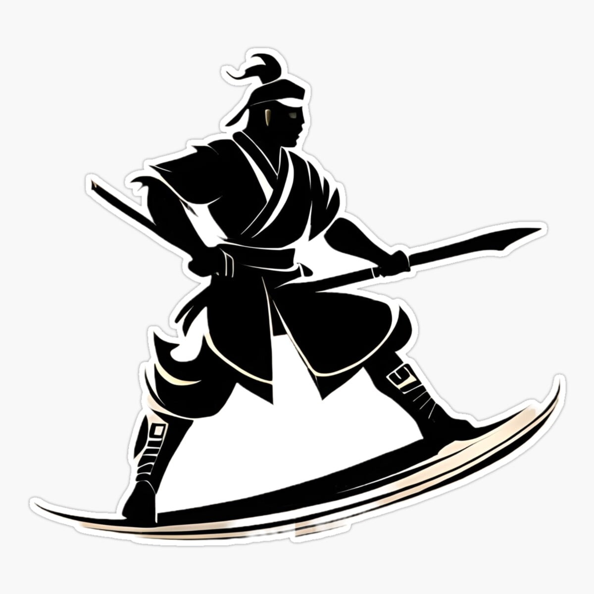 Maneki Samurai Tales: Legends Of The Noble Blades Sticker, Phone Decal ...