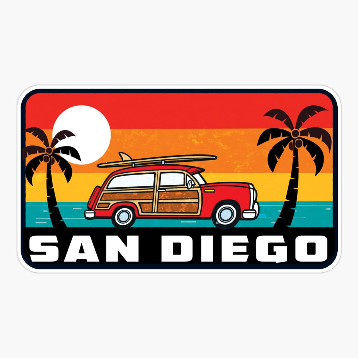 Maneki San Diego California Surfing Woodie Surf Surfer Surfboard Beach ...