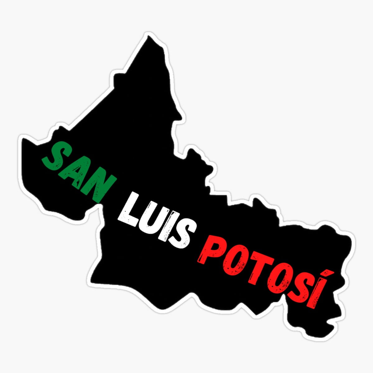 Maneki San Luis Potosí State,Mx Sticker, Phone Decal Water Bottle Stickers Car Decals, Funny ...