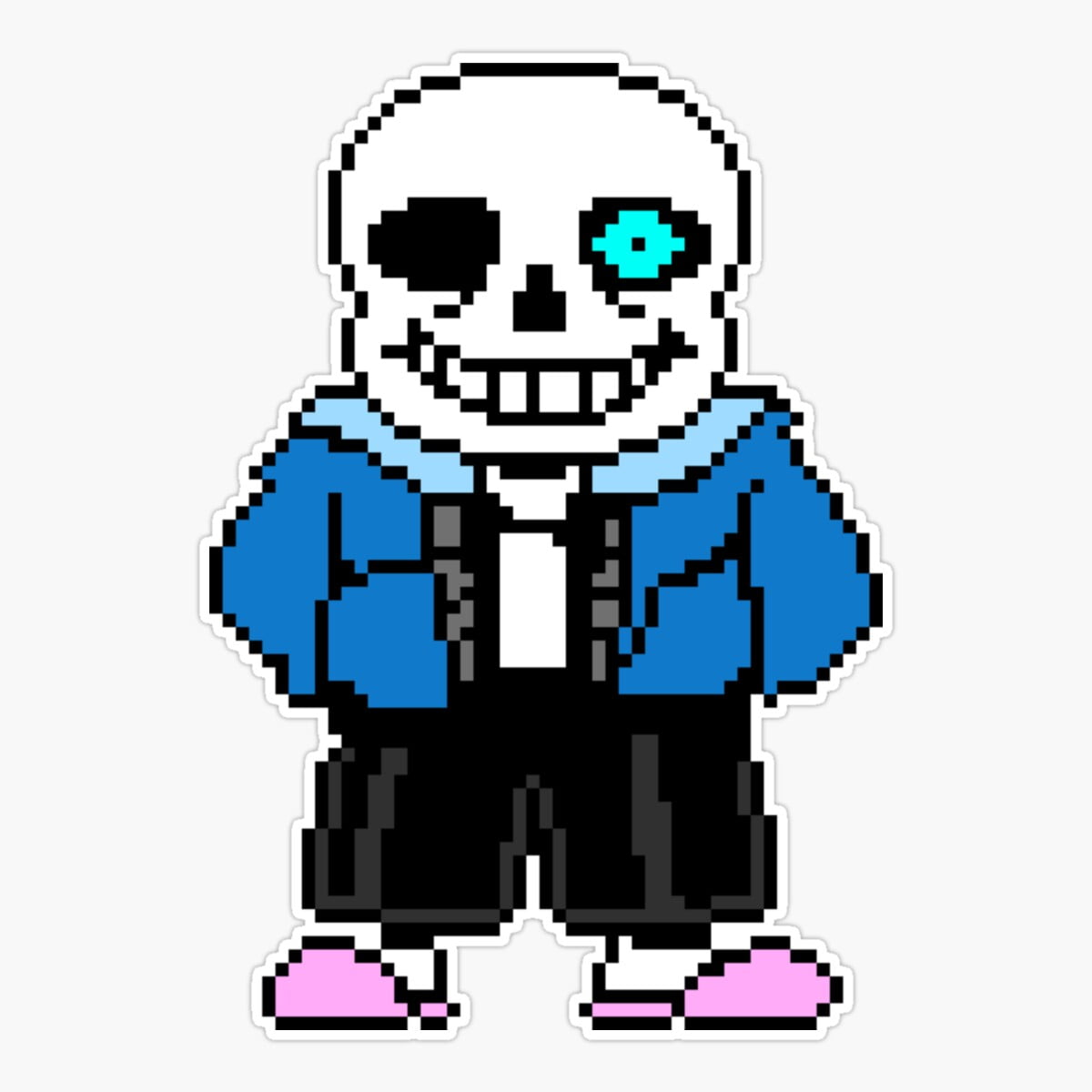 Maneki Sans Rom Undertale Er, Phone Decal Water Bottle Stickers Car ...