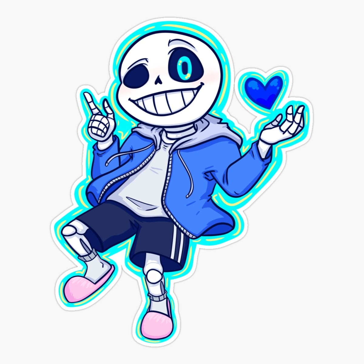 Maneki Sans Undertale Er, Phone Decal Water Bottle Stickers Car Decals ...