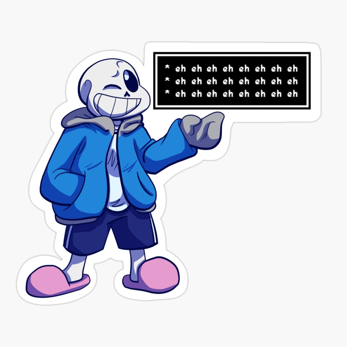 Maneki Sans Undertale! Er, Phone Decal Water Bottle Stickers Car Decals ...