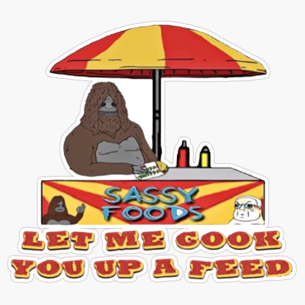 Maneki Sassy Foods The Big Lez Show T-Shirt Mask Er & More Er, Phone ...