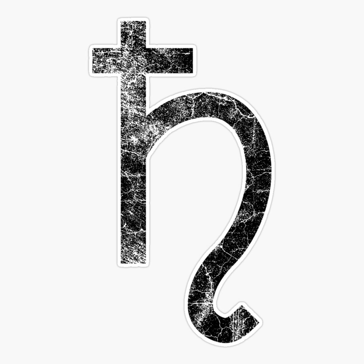 Maneki Saturn Symbol Alchemy - Occult - Esoteric Er, Phone Decal Water ...