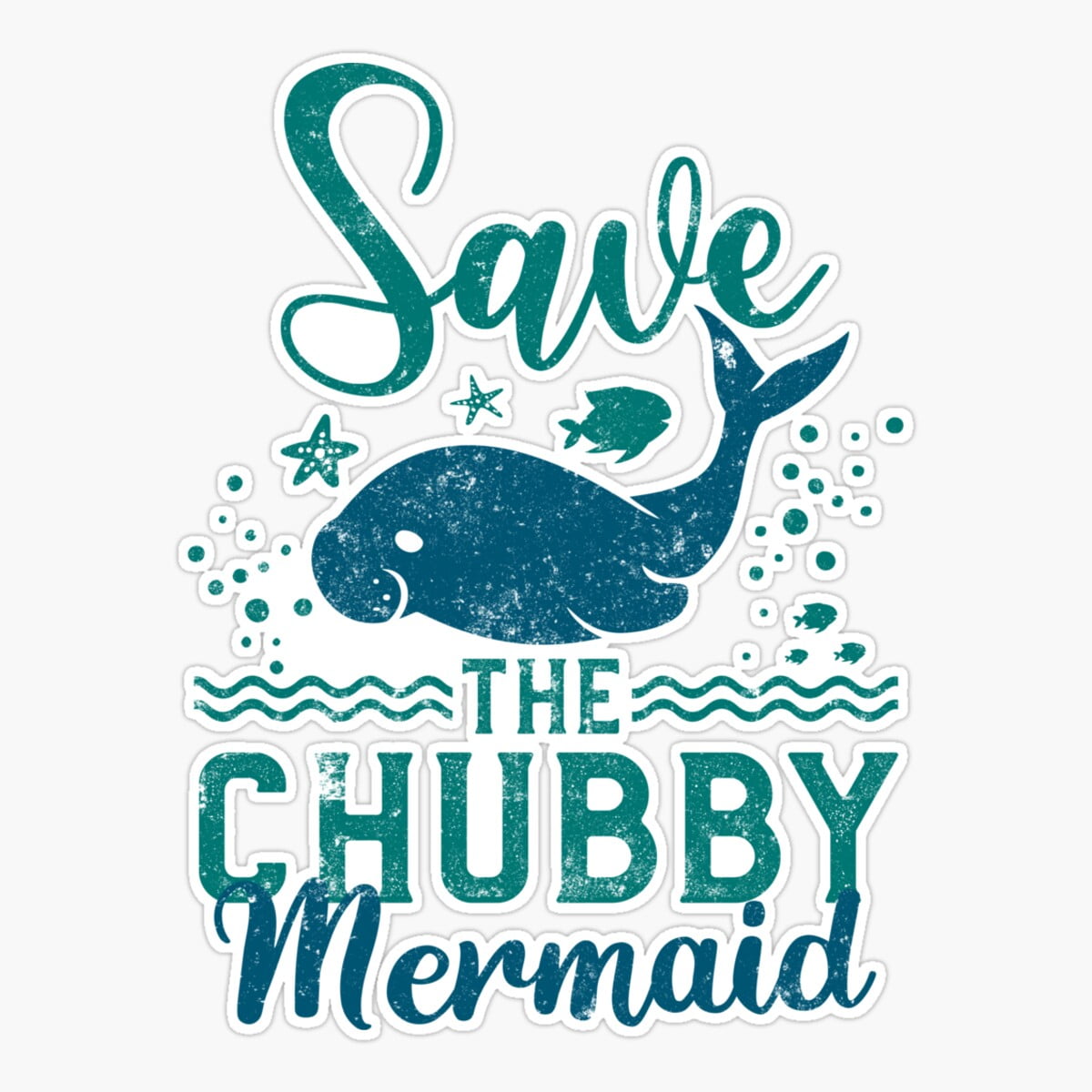 Maneki Save The Chubby Mermaids Cute Ocean Sea Creatures Manatee ...