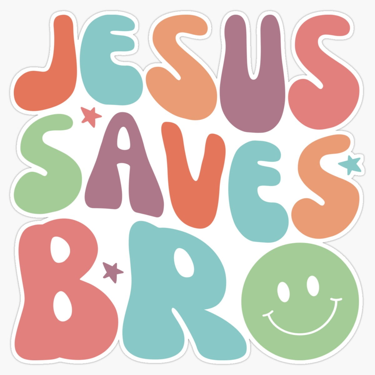 Maneki Saves Bro Hippie Smiley Face Christian Er Er, Phone Decal Water ...