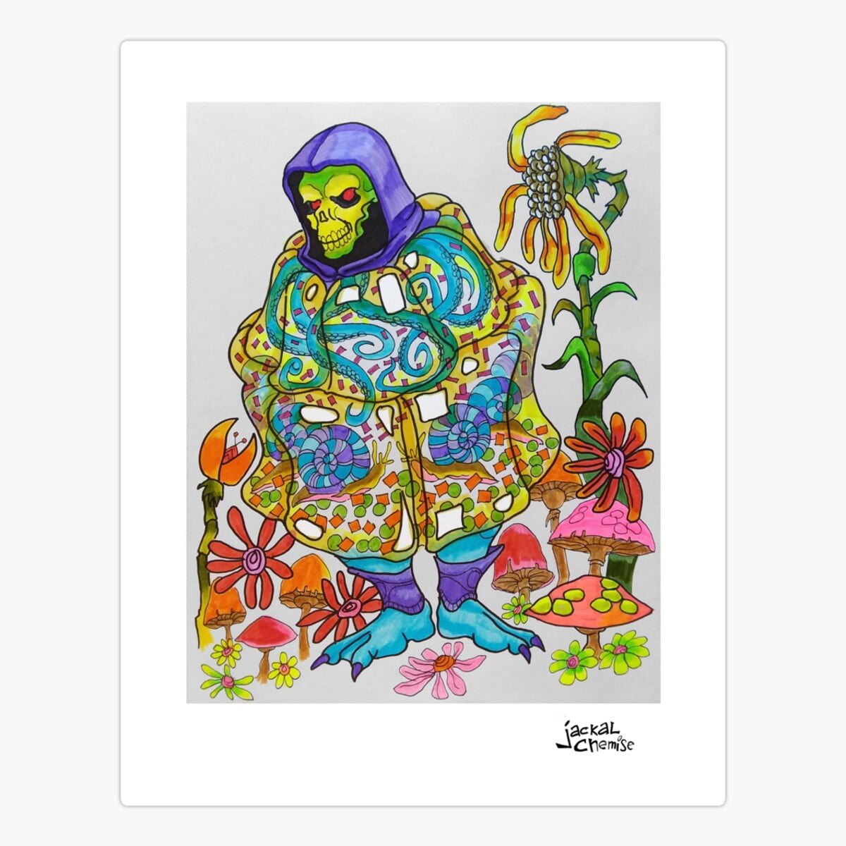 Maneki Savory Skello Mold Sticker, Phone Decal Water Bottle Stickers ...