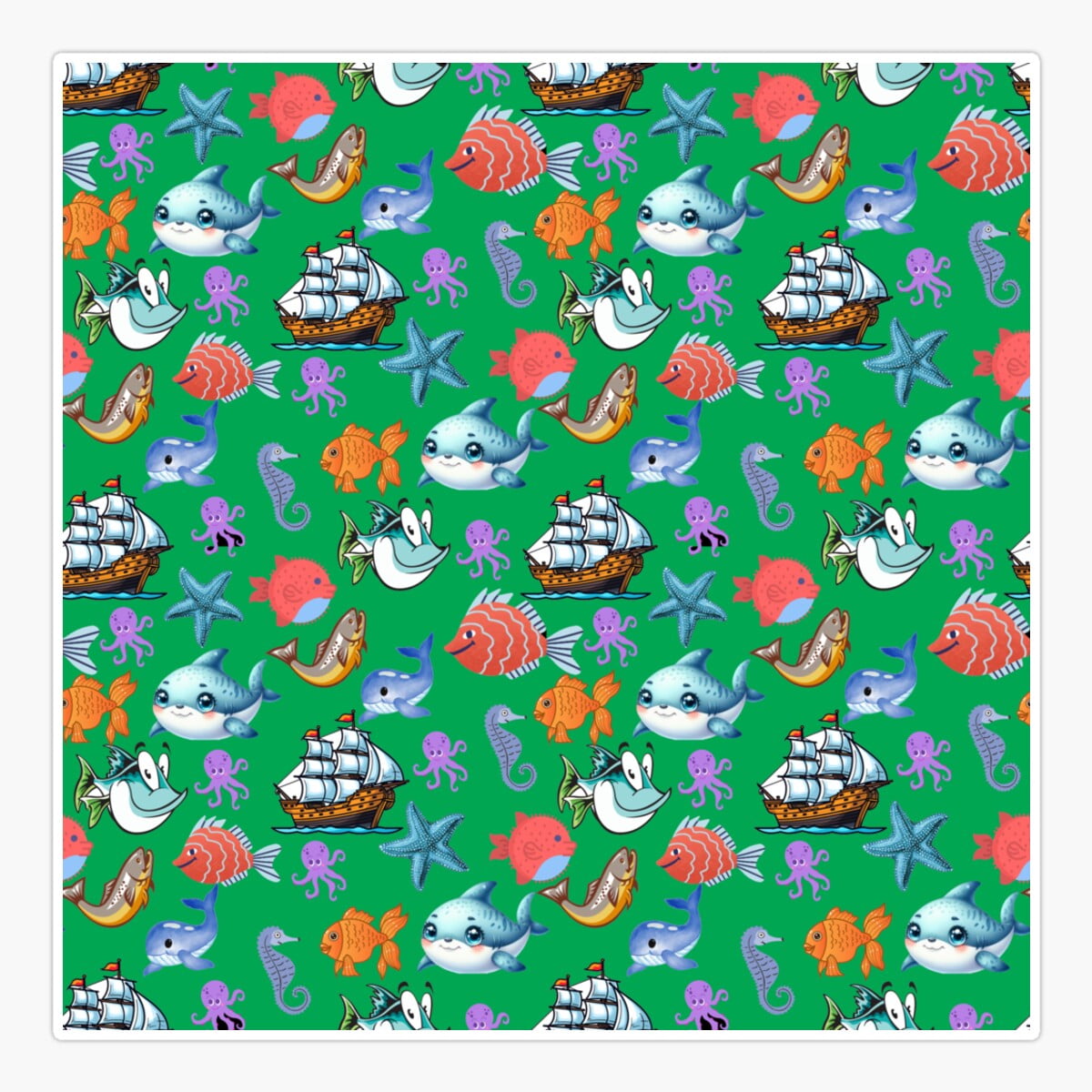 Maneki School O Ish: A Vibrant Pattern Showcasing A Diverse Array O ...